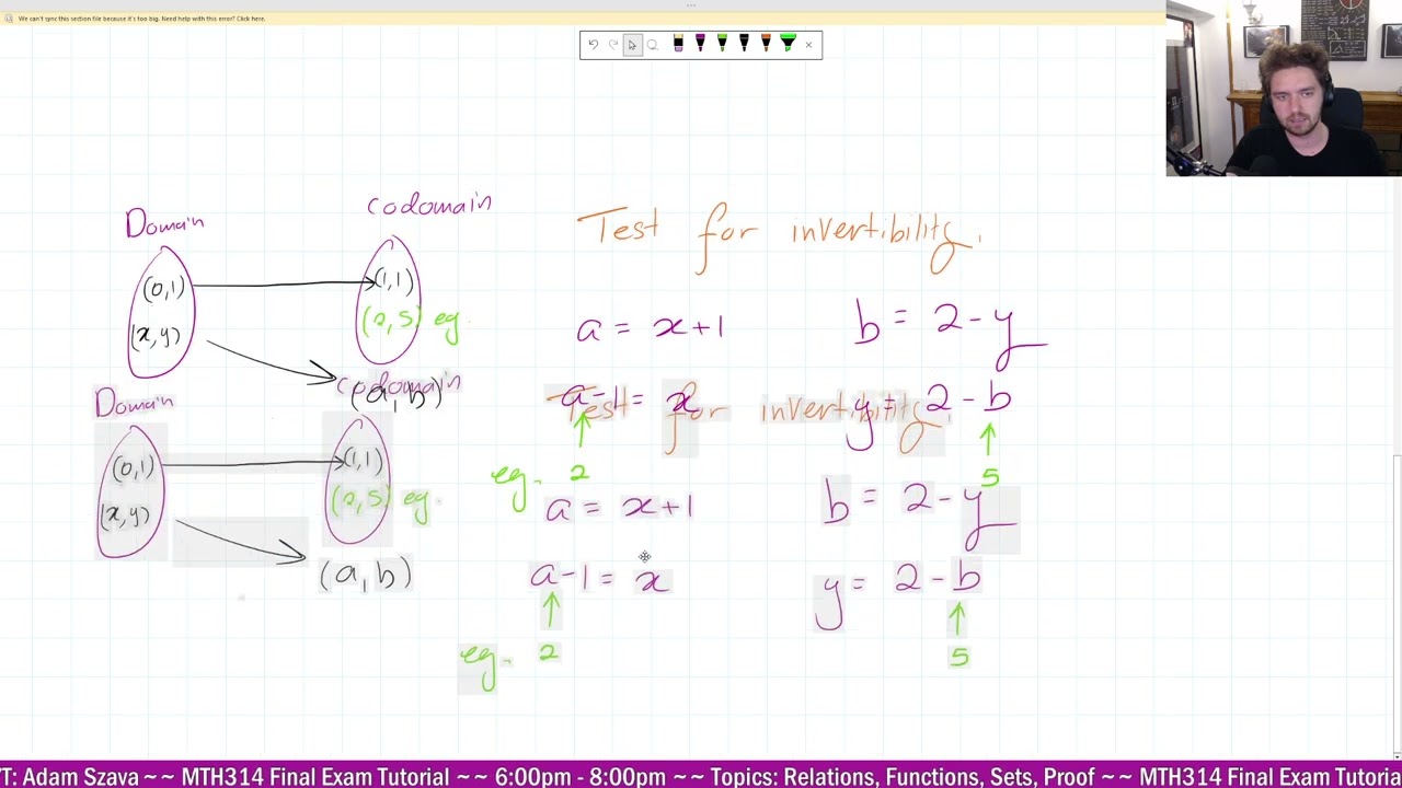 MTH314 Final Exam Study Session W2023