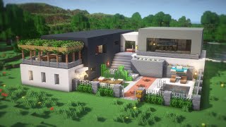 ⛏️ Minecraft Tutorial :: 🌲How to build a Huge Triangle House [마인크래프트 ...