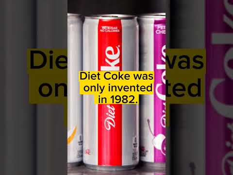 Diet Coke was only invented in 1982 #psychology #motivational #facts #shortsasmr #shorts