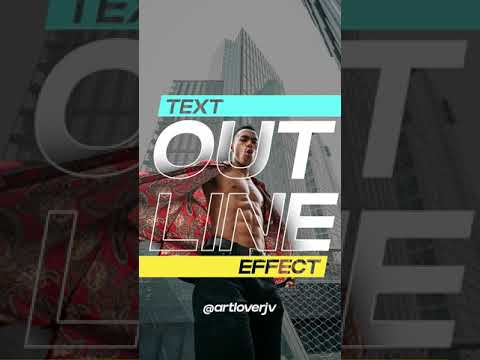 Create Outlined Text in Photoshop