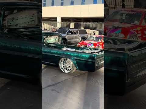 MID ENGINE 5.2l Voodoo Flat plane crank V8 Swapped Truck at SEMA 2024