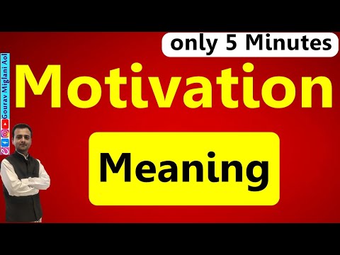 Meaning of Motivation | Motivation Meaning in Hindi | Motivation Class 12 Business Studies #BST