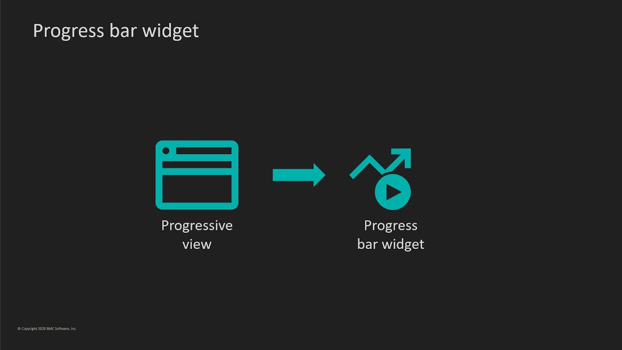 Configuring the Progress Bar Widget