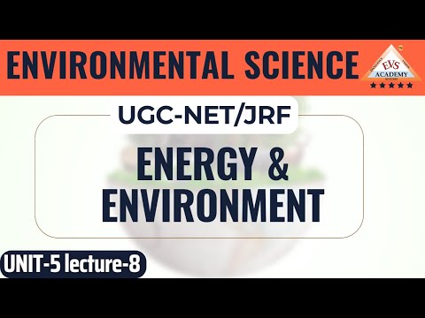 Energy and Environment - 1 Video Lecture - Crash Course for UGC NET ...