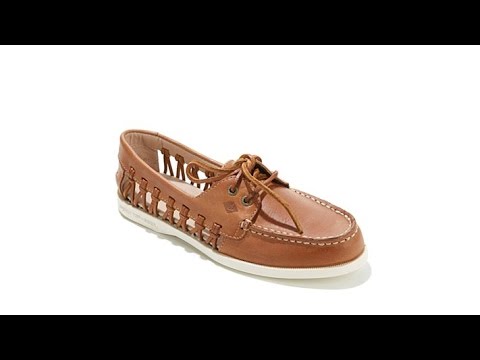 Sperry Haven Leather Huarache Boat Shoe
