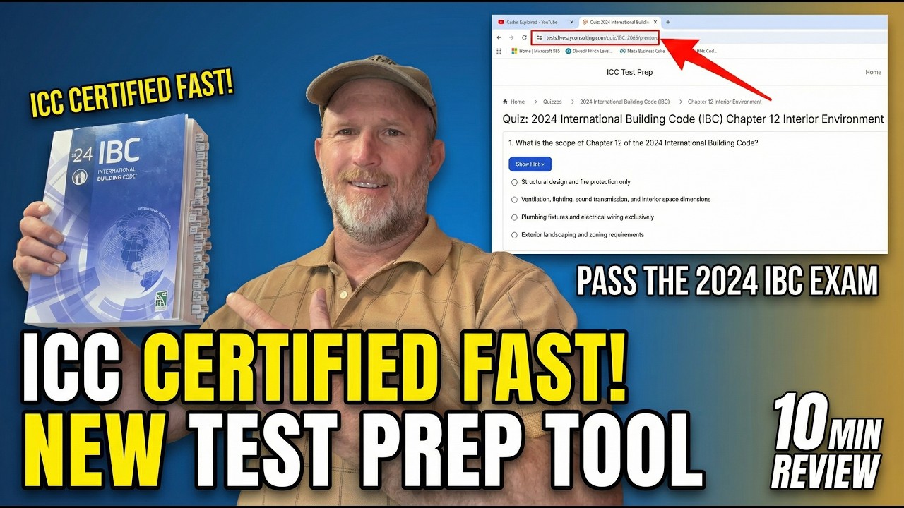 Free ICC Exam Prep for Inspectors — Introducing tests.livesayconsulting.com