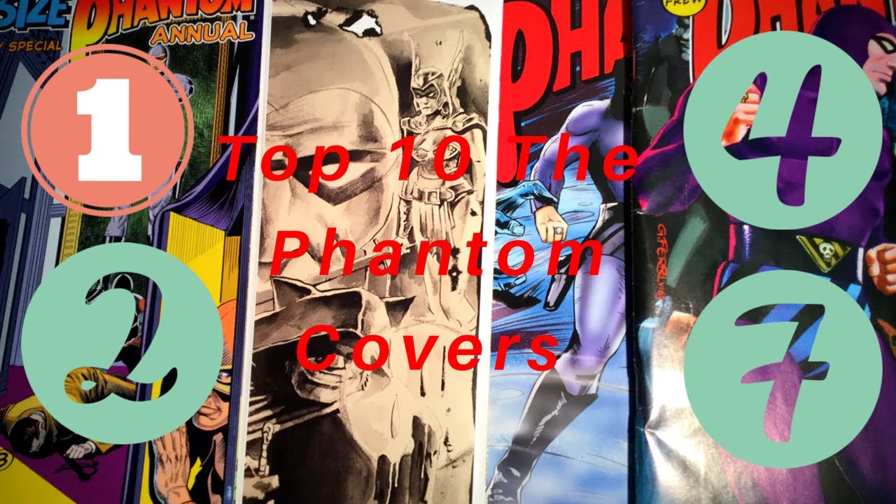 Top 10 FAVOURITE #frewpublications THE PHANTOM COMIC COVERS