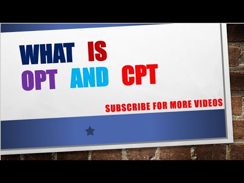 Do you know the OPT CPT Difference (Must Watch This Immediately!)