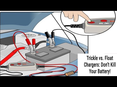 Difference b/w Float and trickle charger | float charger vs trickle charger| trickle charger works