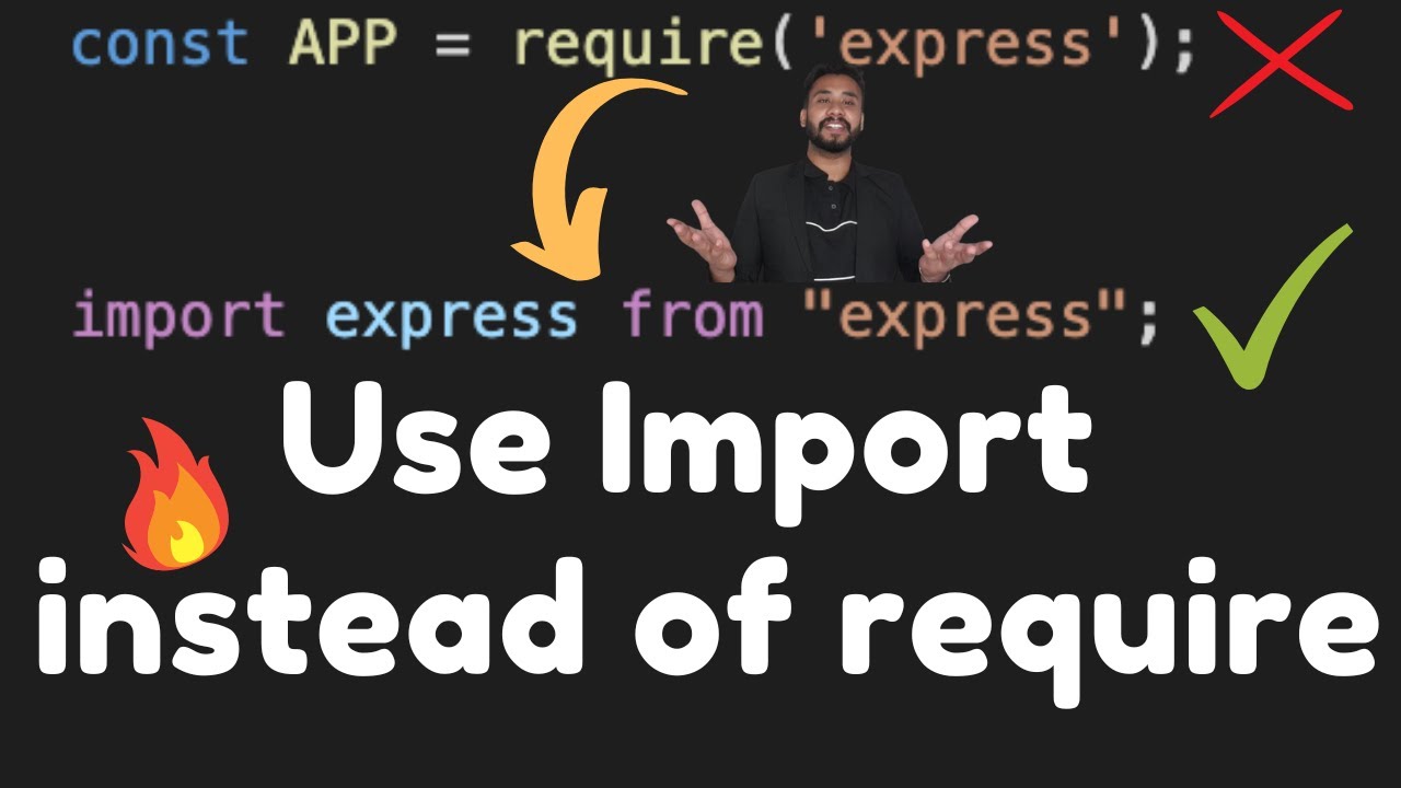 Use Import Instead of Require in Node App | Node Js Tutorials | Code By HD