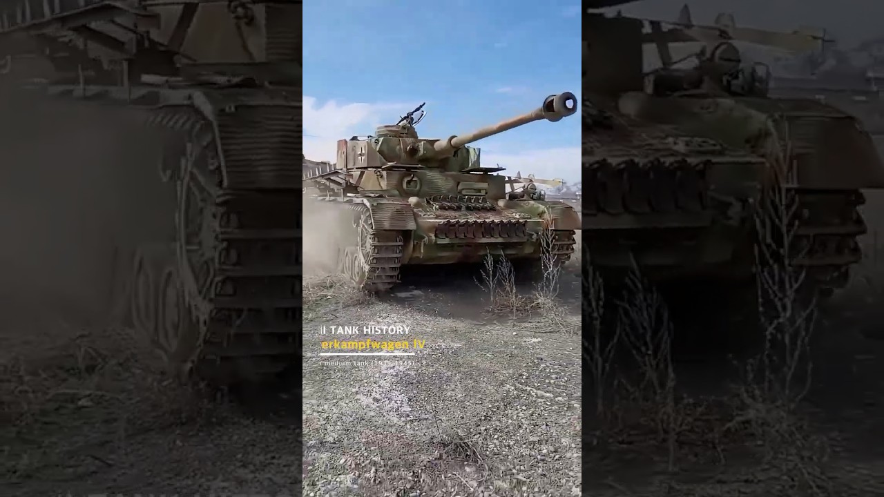 German Medium Tank Panzerkampfwagen IV (Panzer IV) Ausf. H #ww2 #panzer #tank