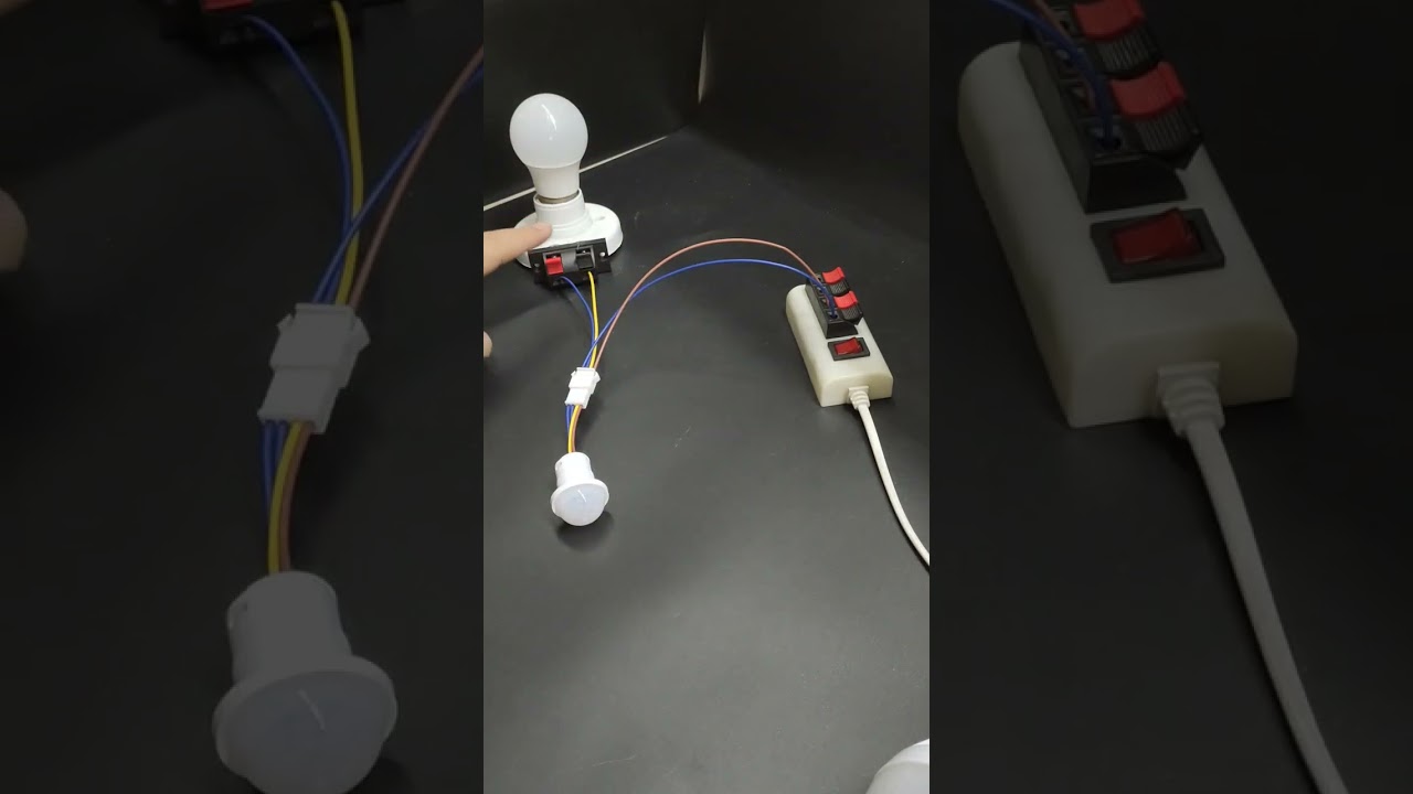 AC110-240V DC12-24V Automatic Sensor Light Switch LED PIR Infrared Motion Sensor Detection Nigh