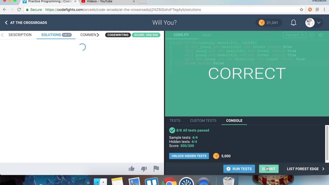 Will You - CodeFights - Python