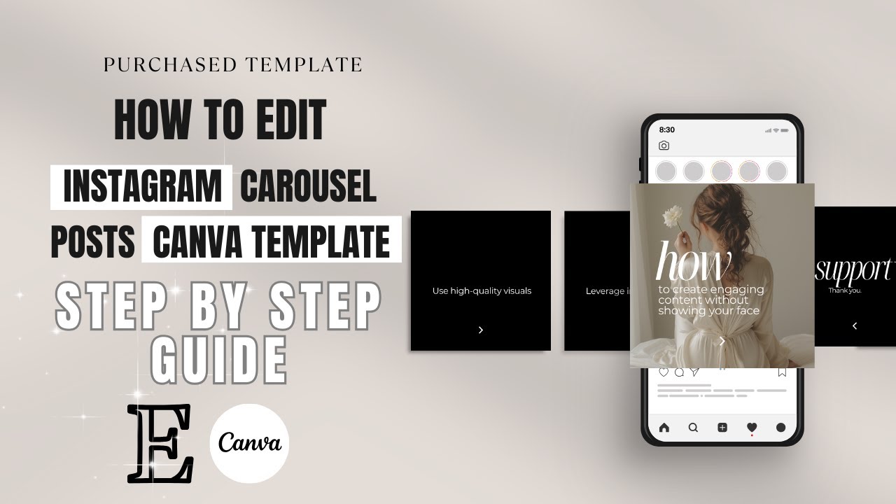 How to Edit an Instagram Carousel Post Canva Template: Step-by-Step Guide
