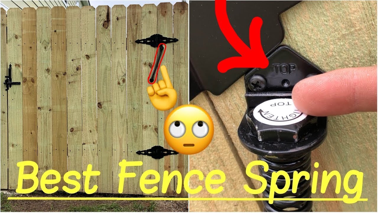 ✅Best Fence Gate Spring for Self-Closing Gates | Fence Closes Automatically & Doesn't Get Stuck Open