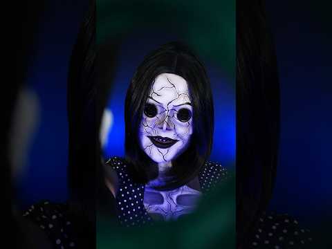 CORALINE MAKEUP 🪡 Recreating My Most Viral Video | EllaDoesFx | #shorts #othermother