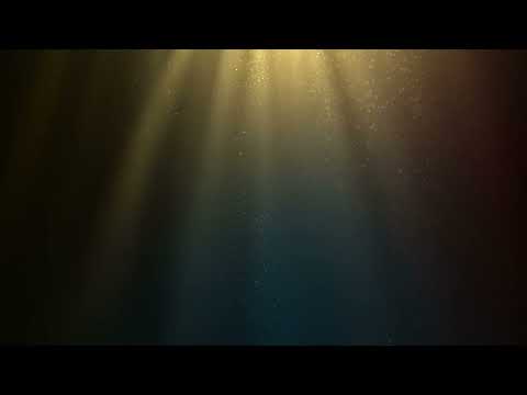Animation of colorful light rays with dust particles 4K