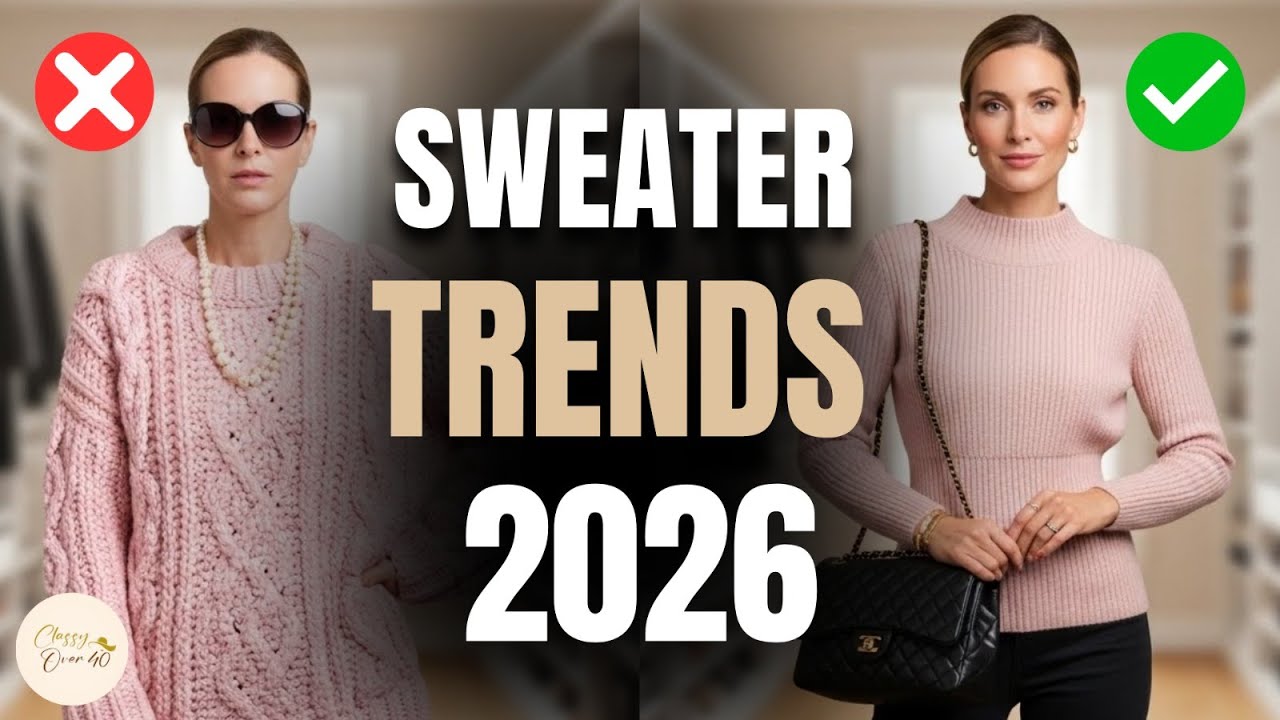 8 BEST Way To Style Sweaters in 2026