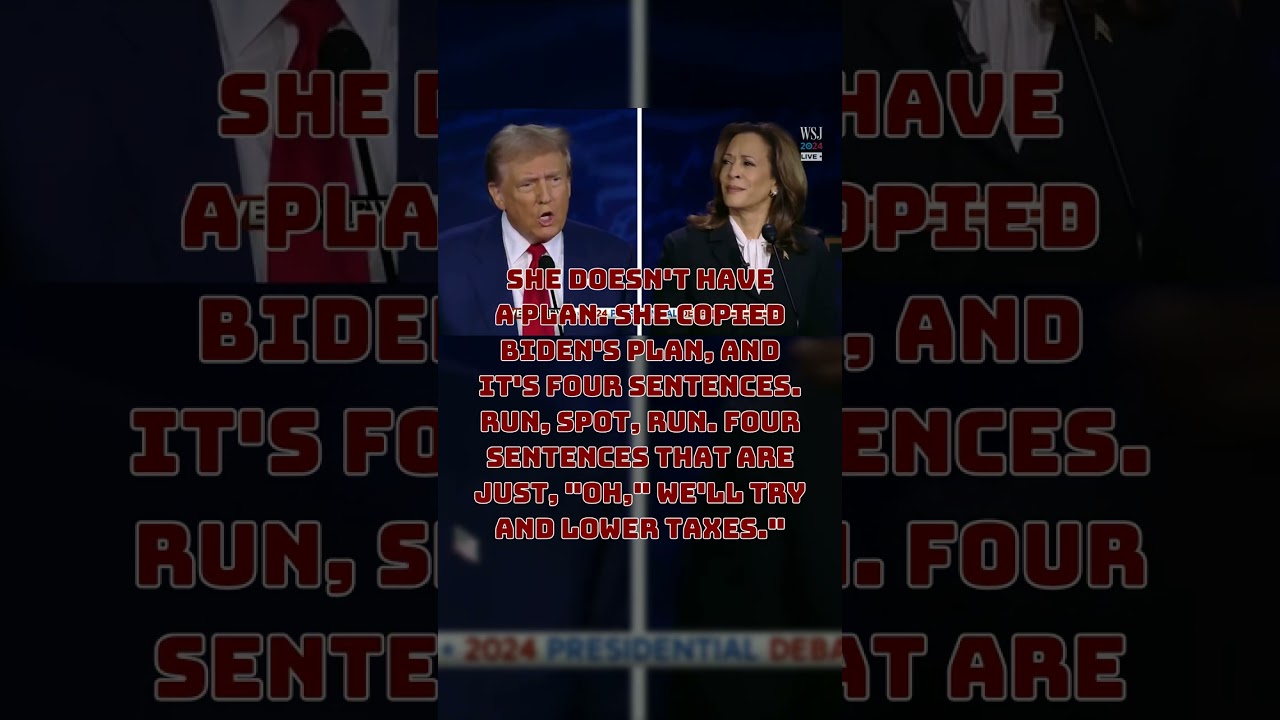 Donald Trump dismisses Kamala Harris plan as nonexistent