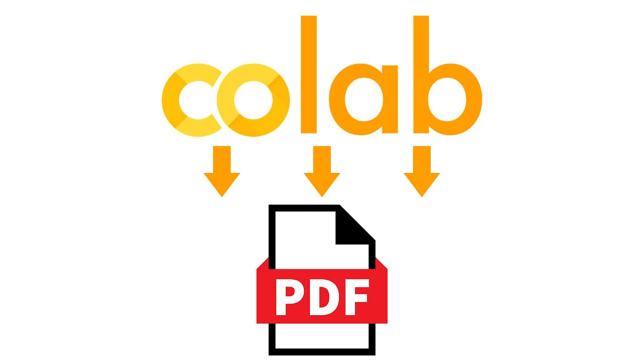 Google Colab - Exporting to a PDF Format!