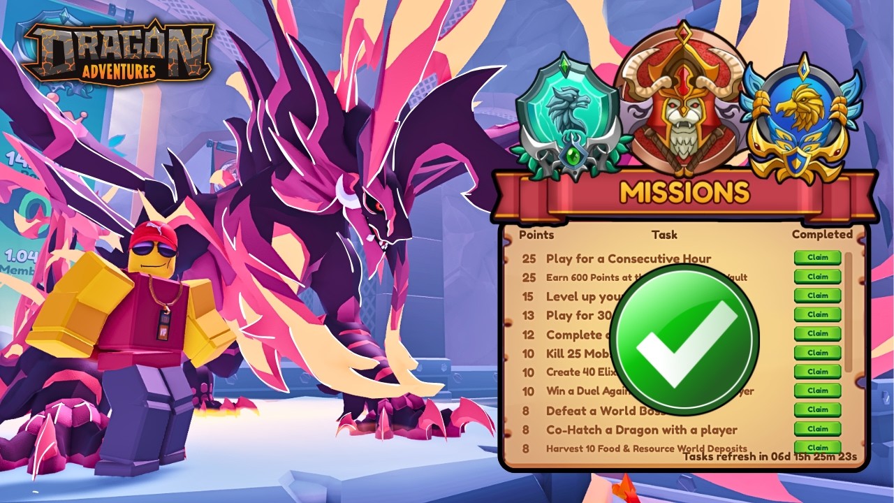 How to Complete Guild Wars missions Quickly | Roblox Dragon Adventures
