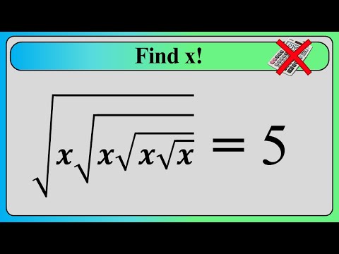 Nice Square Root Math Simplification | Find the Value of X