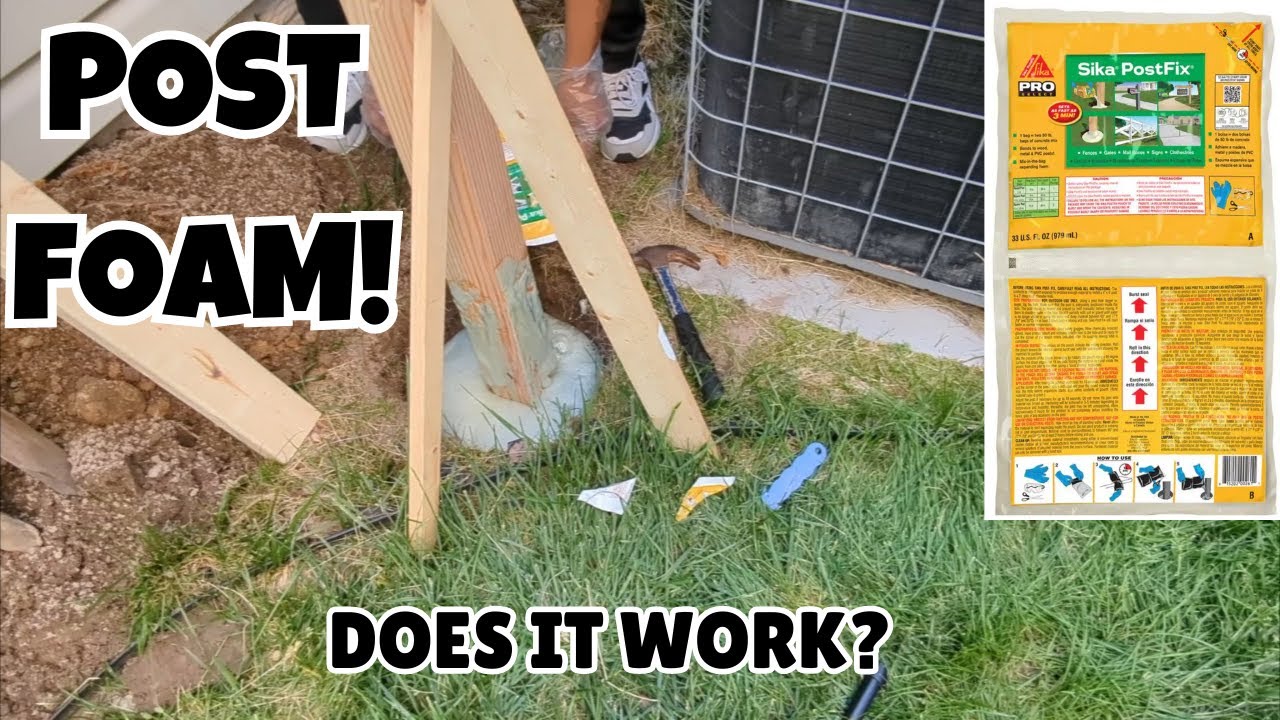 Sika2 lb. PostFix Fence Post Mix REVIEW!
