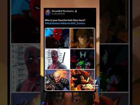 Who is your favorite anti hero here? #memes #shorts #marvel #dc #nickelodeon
