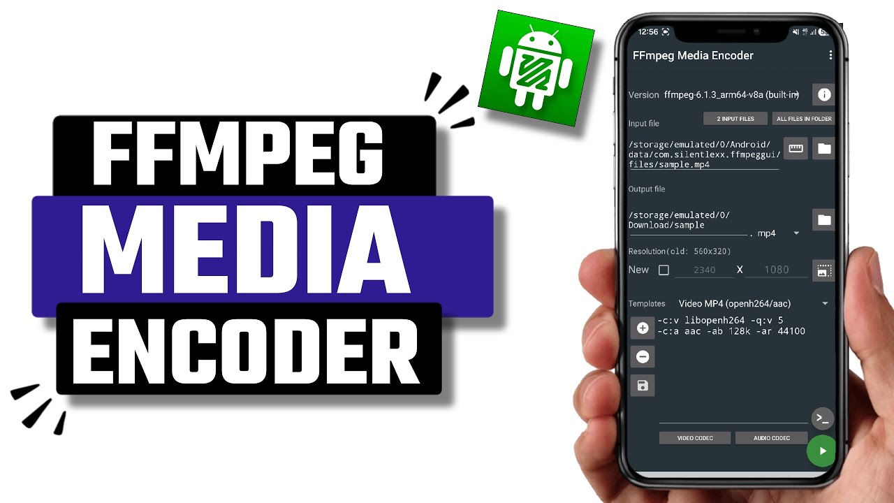 Best FFmpeg Media Encoder App for Android