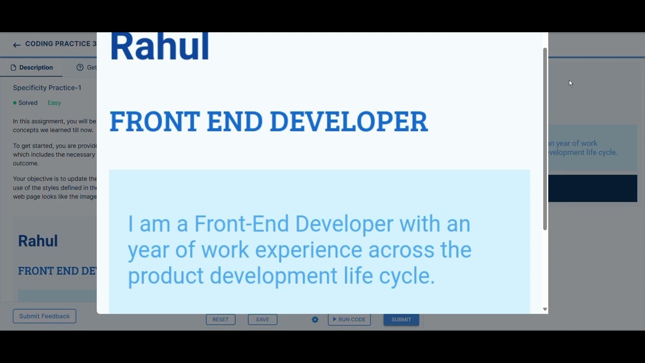 CSS Building Blocks | Coding Practice-3 | Specificity-1&2 | NxtWave | CCBP 4.0