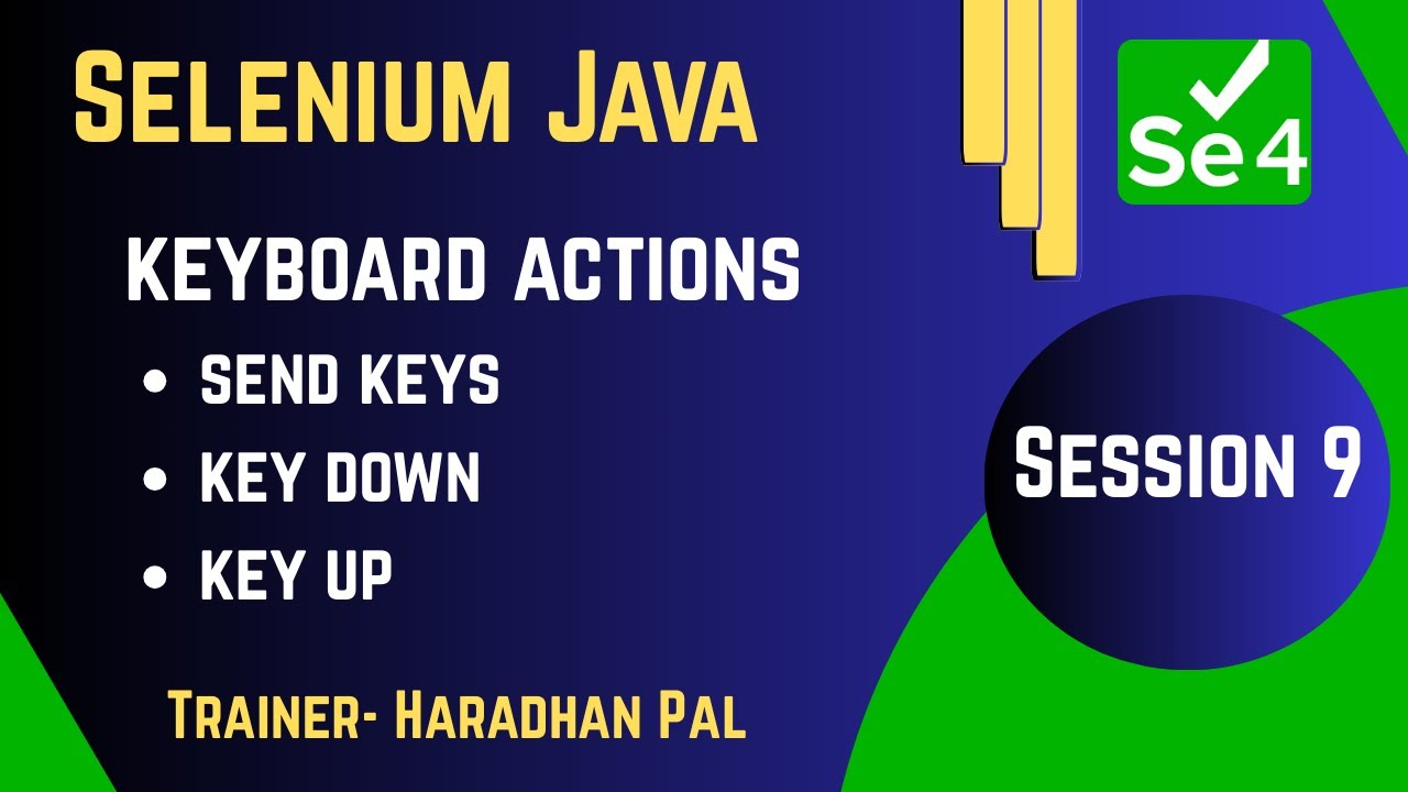 Keyboard Actions (sendKeys, keyDown & keyUp) in Selenium 4 with Java–S#9 #coding #programming #java