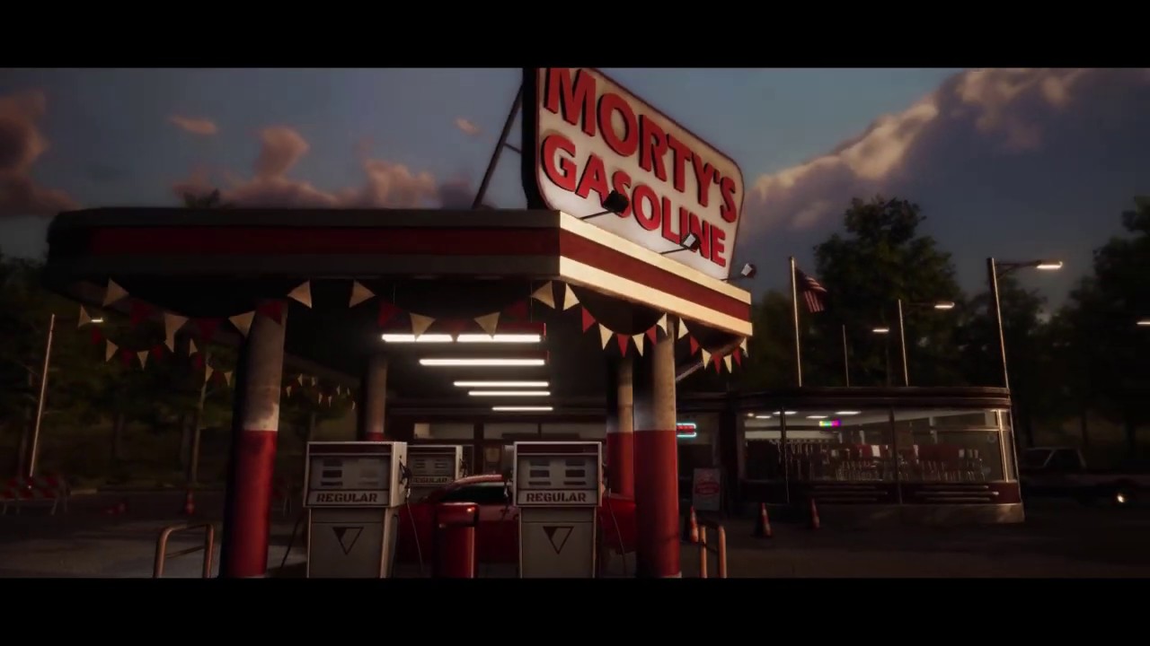 Gas Station / Diner 3D Enviromental Showcase