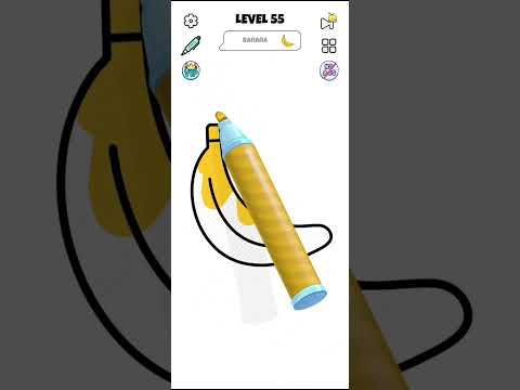 Draw And Color A Yellow Banana 🍌 #nemrarttv #drawing #cartoon #banana #رسم #رسم_سهل #موزه