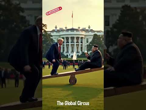 Donald Trump and Kim Jung Un have some fun Together 😂😂 #politics #funny #trump #memes #kimjungun