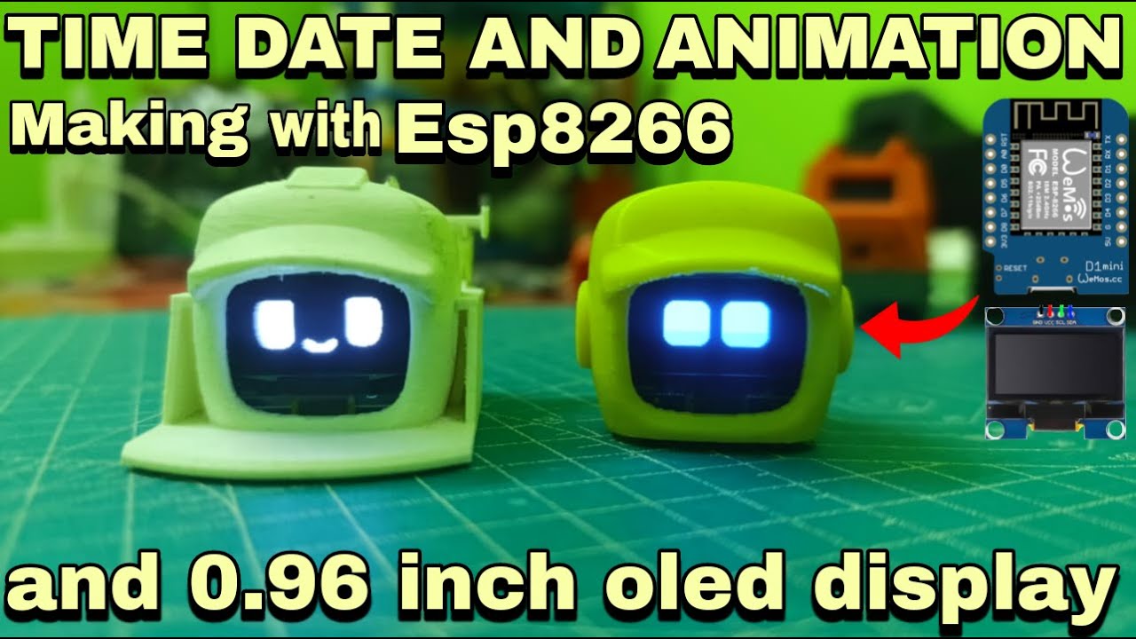 ESP8266 OLED Animation + Real Time Clock | Complete DIY Tutorial