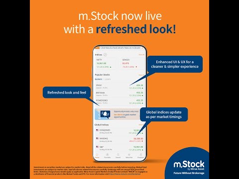 Our m.Stock app is refreshed to perfection.
