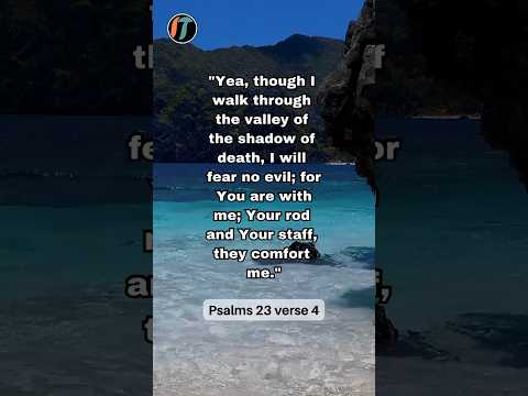 God’s Presence And Guidance | Bible Verse | Psalms 23:4 #bibleverseoftheday #godsword