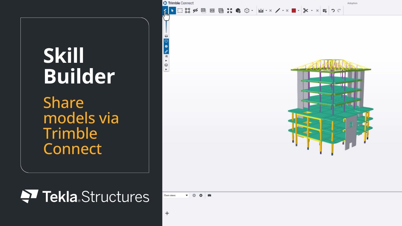 Share models with Trimble Connect in Tekla Structures