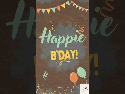 Happy Birthday GIF| Cute Video| WhatsApp Status| @SilkyWave