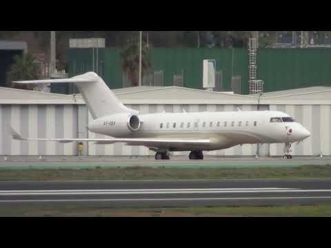Qatar Executive Bombardier BD 700 1A11 Global 5000 A7-CEV at Malaga LEMG