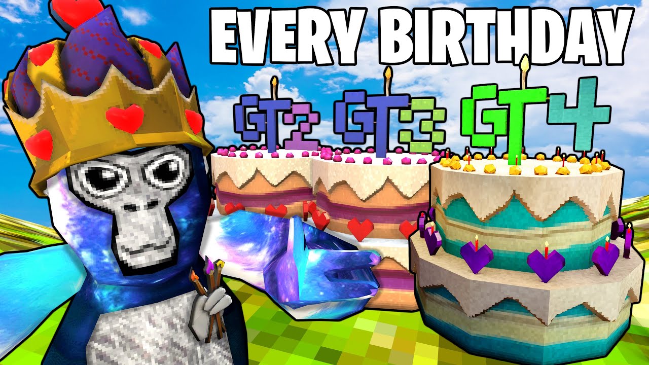 Every Gorilla Tag Birthday Update