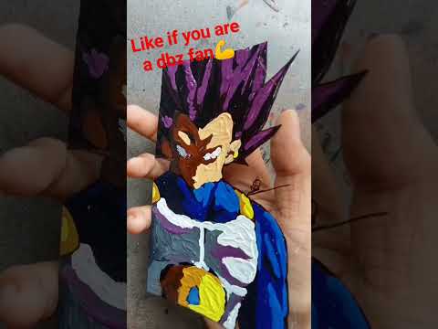drawing Vegeta ultra ego πͺπͺπ€©π€©#viral #shortsvideo #yt #trending #dbs #dbz #art #shorts #glasspainting