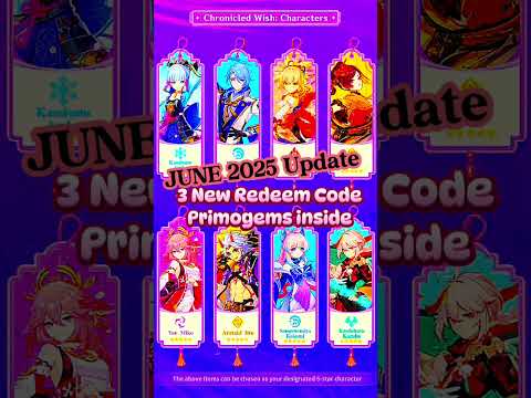 3 New Redeem Codes💎inside!JUNE 2025 Update! 🌸 Genshin Impact 5.6 Banners & Inazuma Banner Review