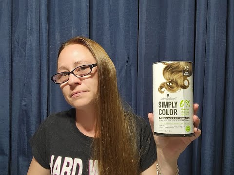 Dying My Hair - It's been at least 8 years since I dyed it- Schwarzkopf  Simply Color