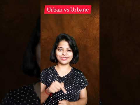 Urban vs Urbane 🔥|Know the difference|Vocabulary development|IELTS|#shorts