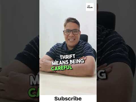 What Does Thrift Mean? π° | Smart English Vocabulary