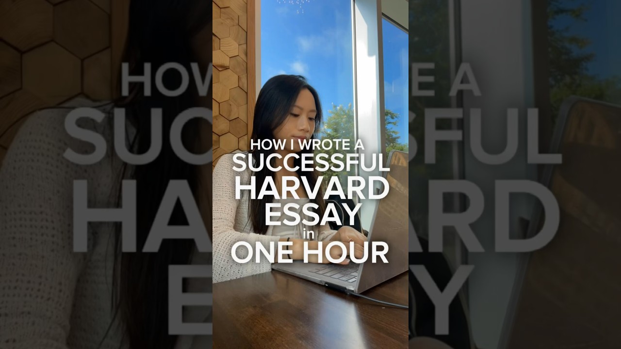 I wrote a successful college essay to Harvard in one hour (and here’s how)