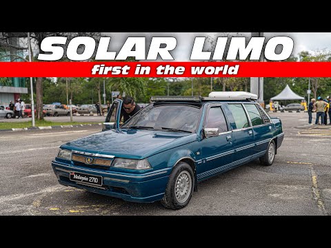 Saga Iswara SOLAR - First in the World | PROTON LIMOUSINE 18 Feet Modified