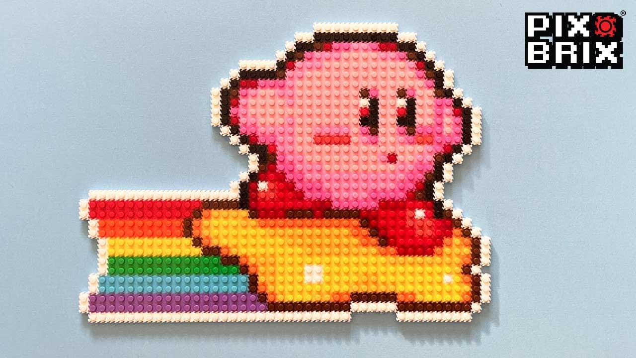 KIRBY 2D Pixel Art - Pix Brix Instructions