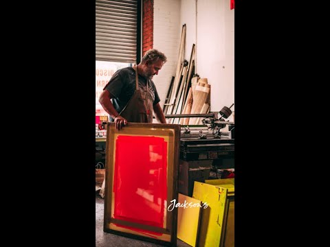 Screen Printing with Real Hackney Dave in his Dalston Studio. Watch the full video on our channel